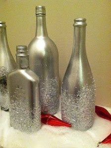 Las Mejores 15 Ideas para Decorar Botellas con Glitter