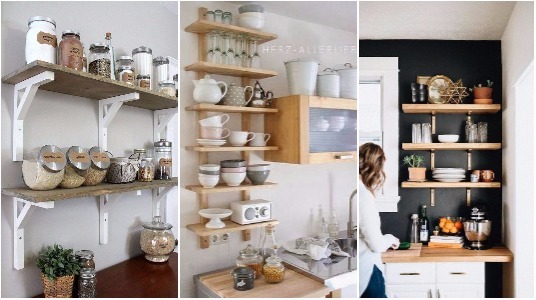 ¿Que Estilo de Repisa Prefieres para tu Cocina? Te Damos 15 Ideas