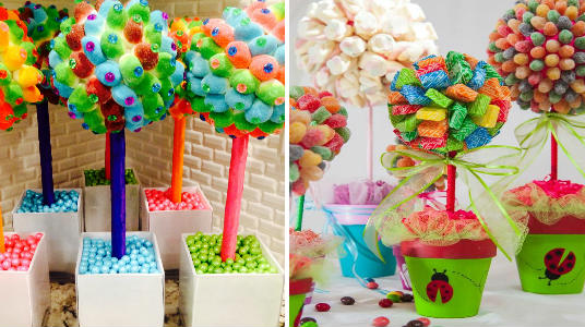 Crea un Topiario de Dulces Paso a Paso