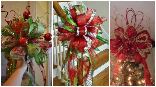 Bellos y Creativos Moños Navideños para Decorar