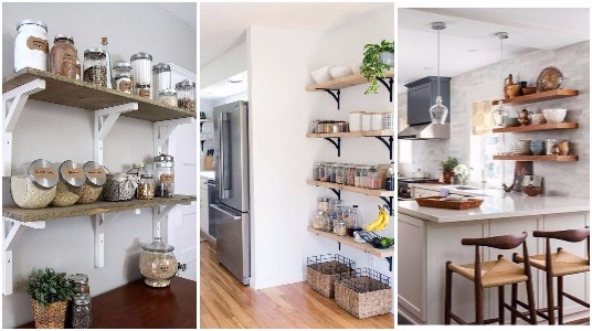 Repisas con Estilo para tu Cocina Chica o Grande
