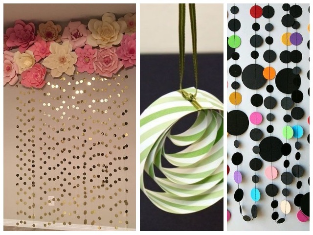 Círculos de Papel para Decoraciones Geniales